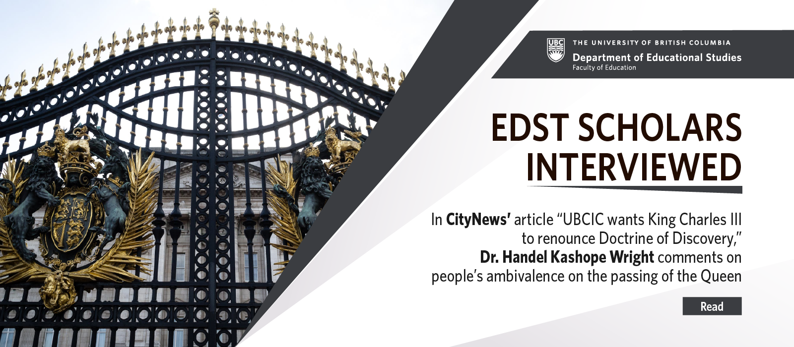 Dr. Wright interviewed by CityNews - Department of Educational Studies